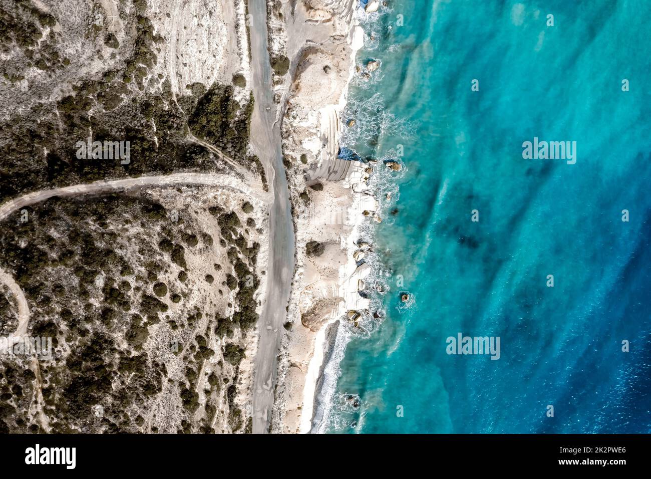 Agios Georgios Alamanou beach. Limassol District, Cyprus Stock Photo ...