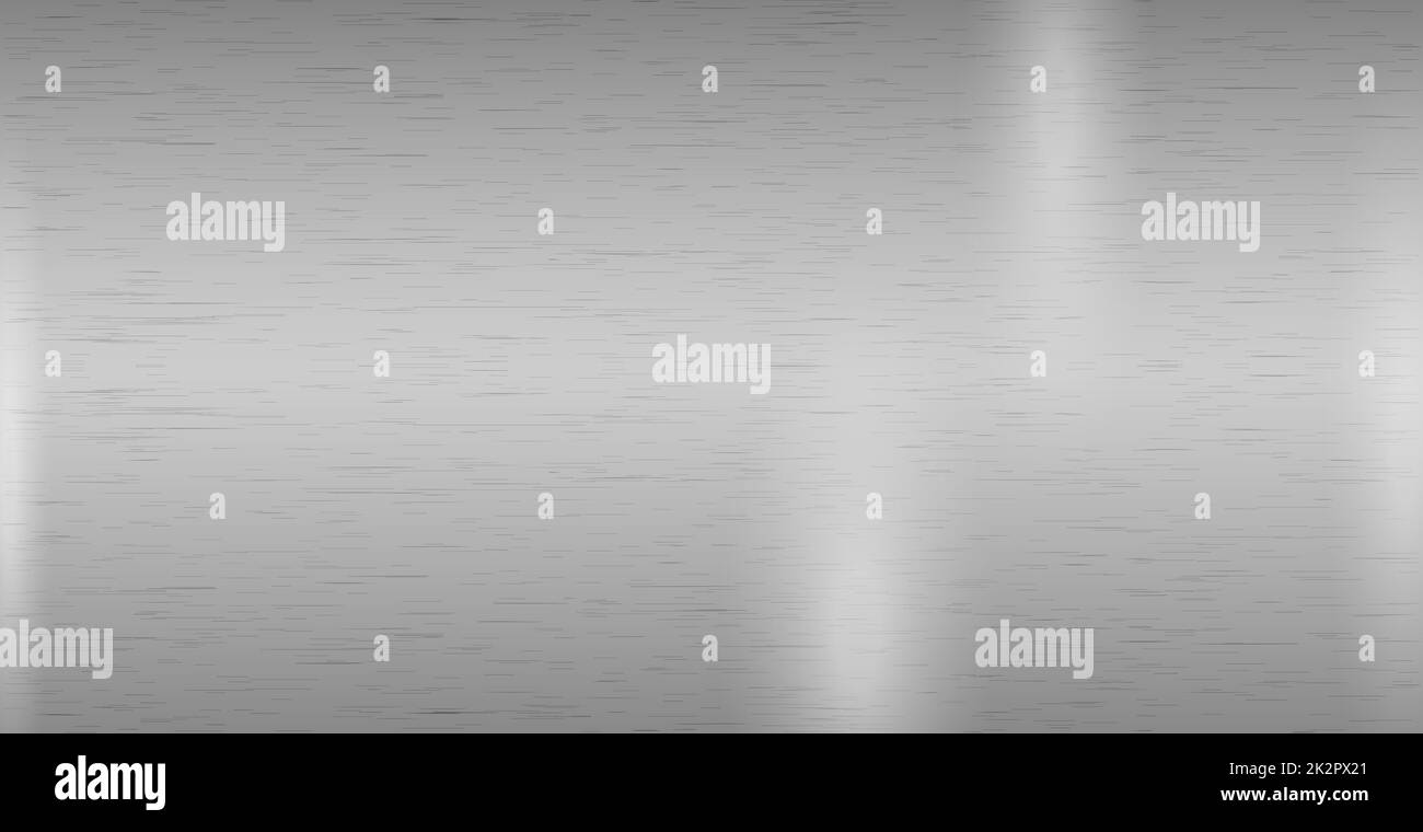 Panoramic steel background metal texture with highlights - Vector Stock ...