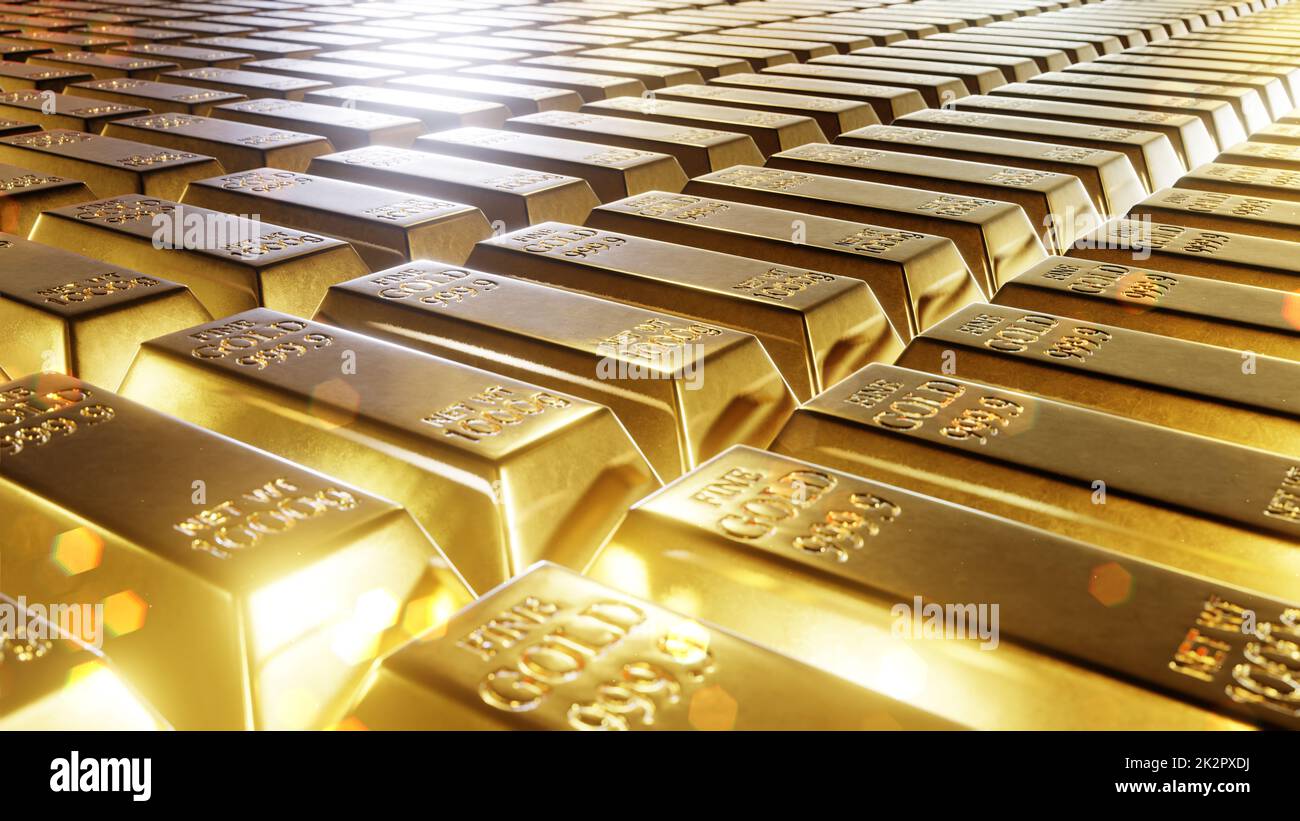Gold bar production hi-res stock photography and images - Alamy
