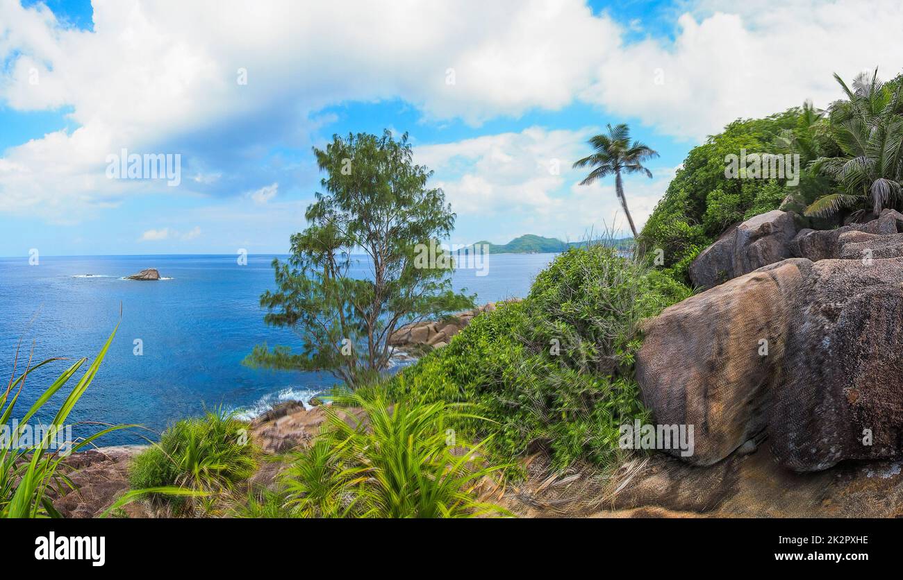 Seychelles, Mahe - Anse Takamaka Stock Photo - Alamy