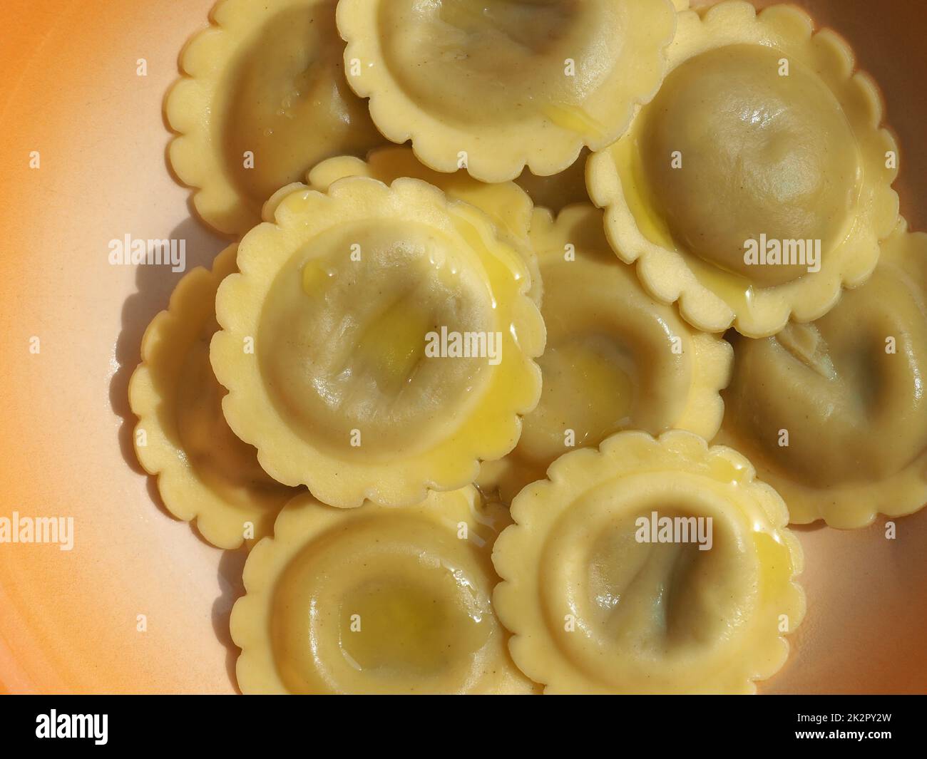 ravioli agnolotti pasta food Stock Photo - Alamy
