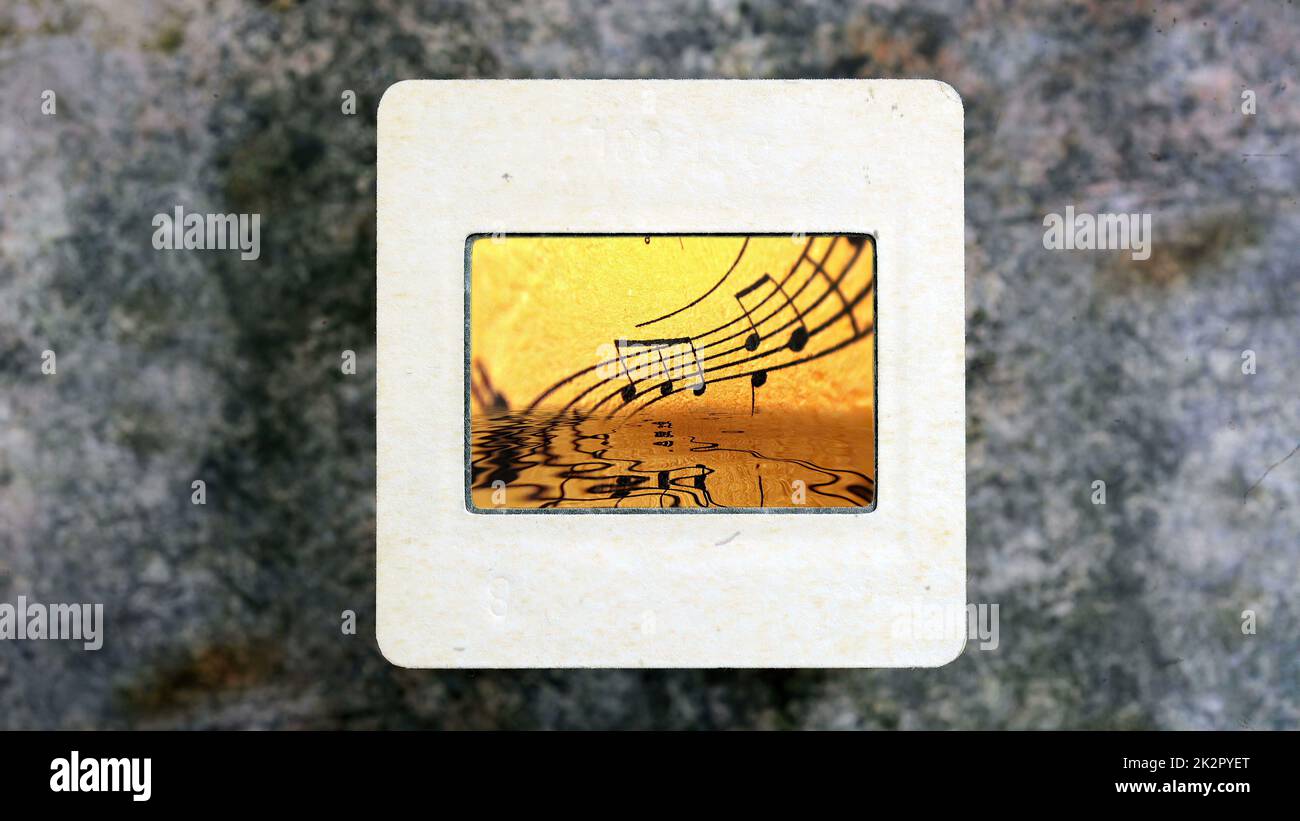 Vintage music frame hi-res stock photography and images - Alamy