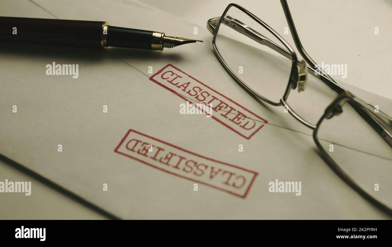 Classified document hi-res stock photography and images - Alamy