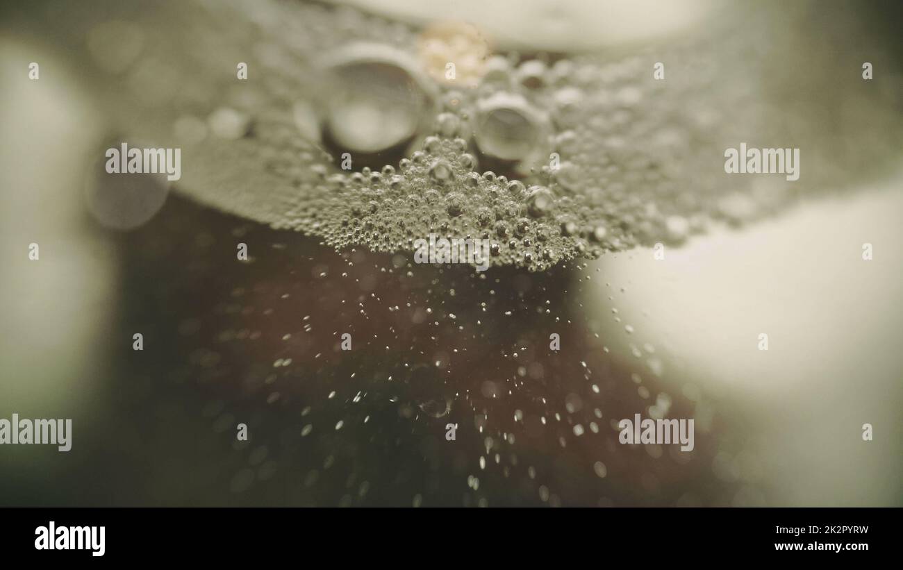 Close up beer foam bubbles hi-res stock photography and images - Alamy