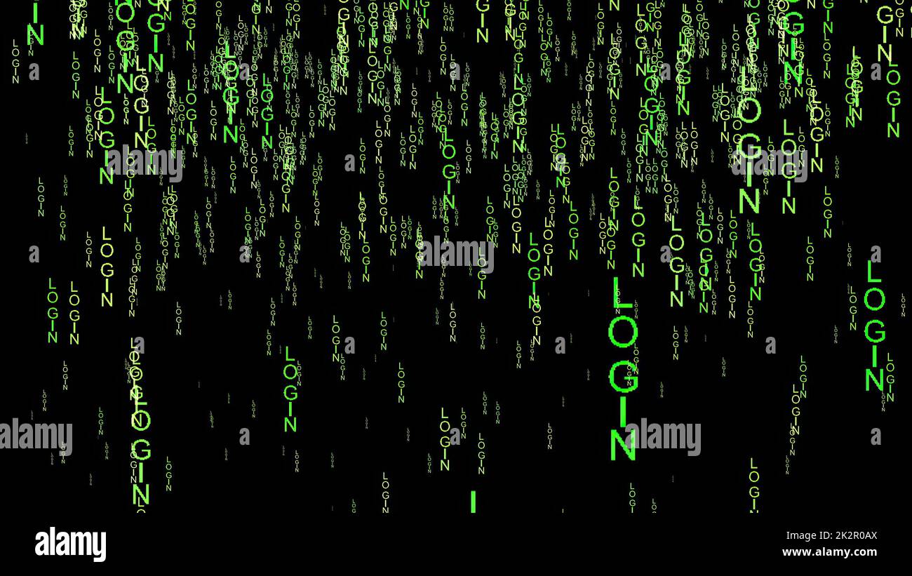 Login text code on the web Stock Photo - Alamy