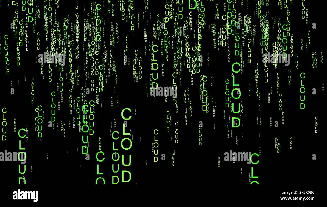 Cloud technology concept code hi-res stock photography and images - Alamy