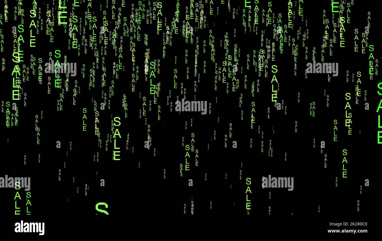 Sale computing data code on the web Stock Photo - Alamy