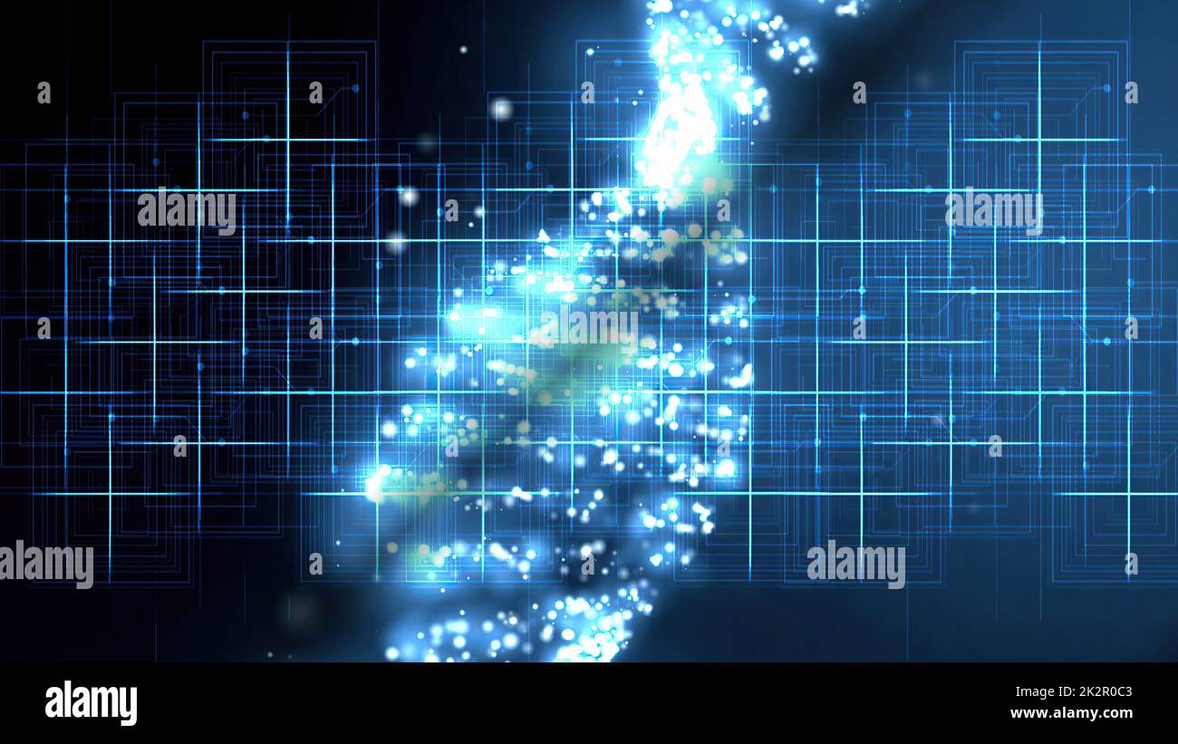 Dna Molecule Structure 3D illustration Stock Photo - Alamy