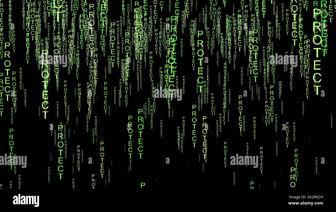 Protect data code on the web Stock Photo - Alamy