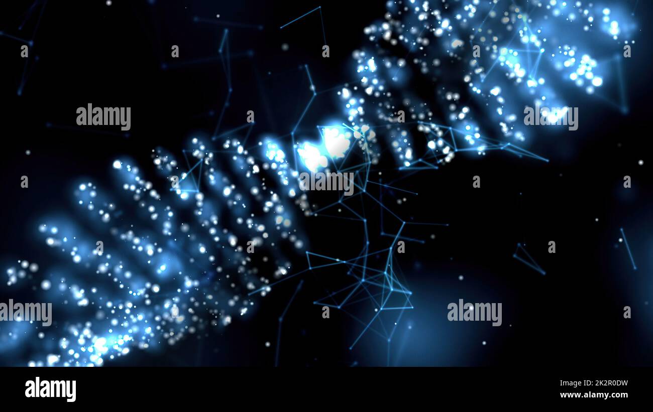 Dna Molecule Structure 3D illustration Stock Photo - Alamy