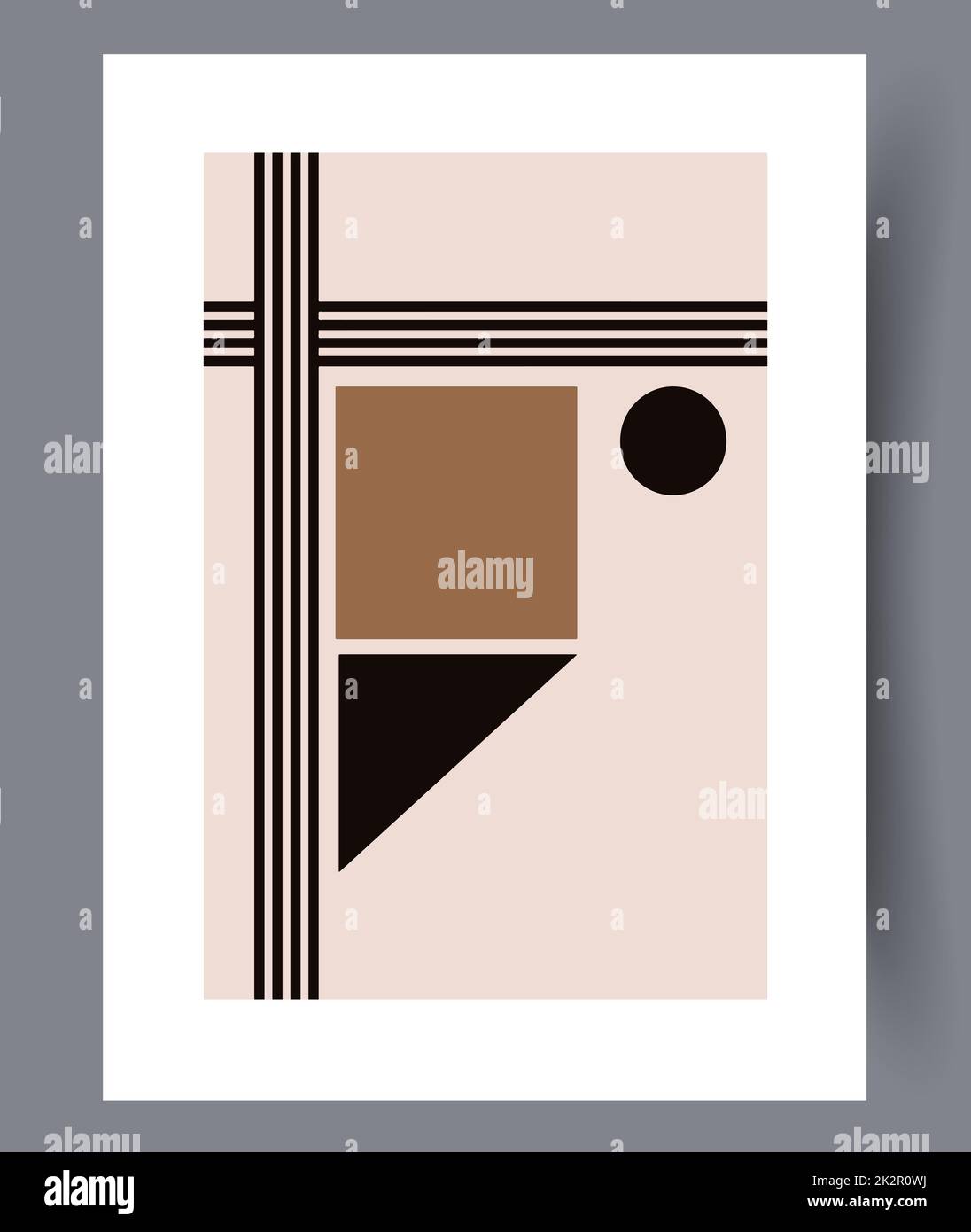 Scandinavian abstract vector print set Stock Photo - Alamy