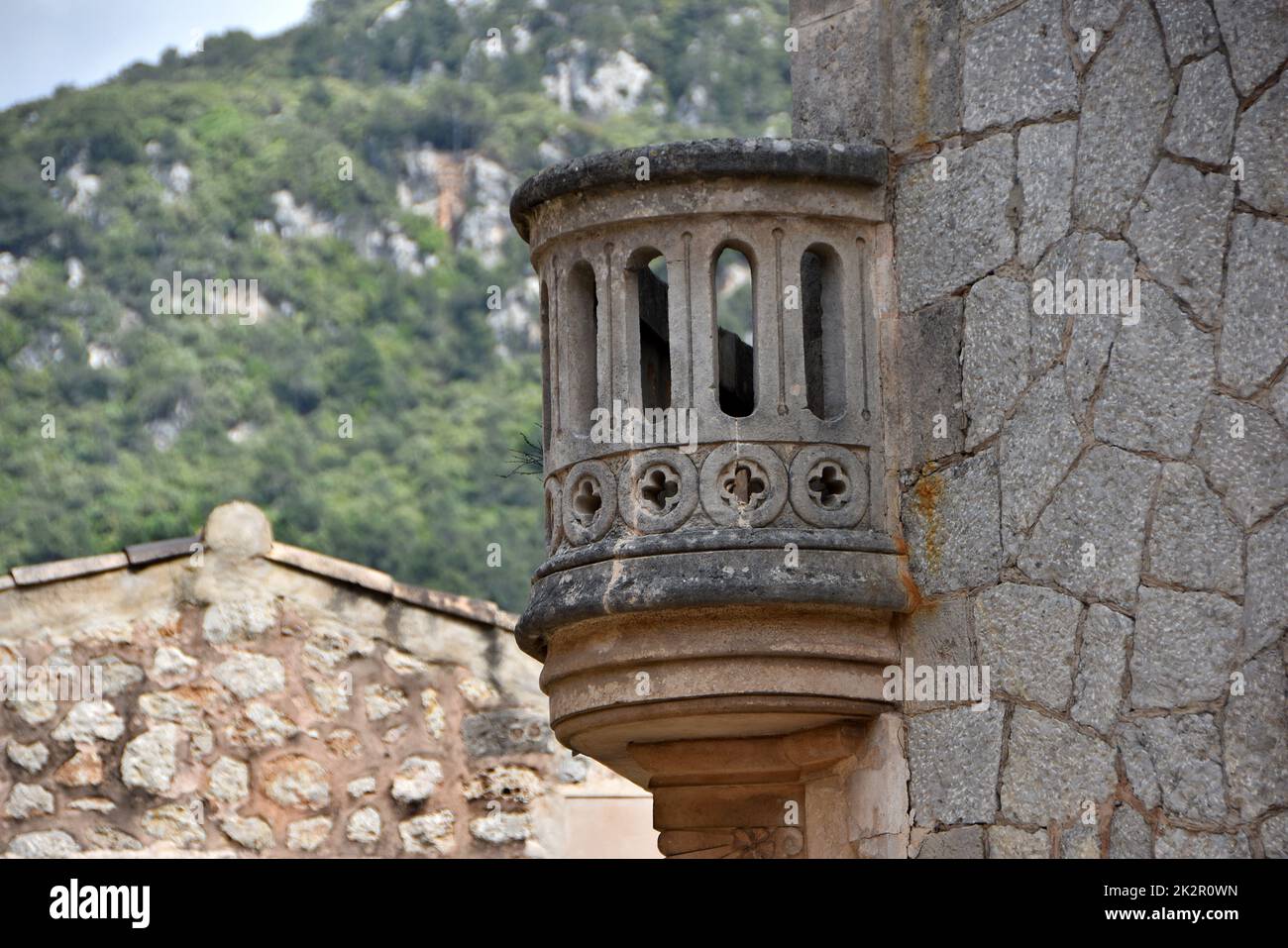 bay window at a house in Valldemossa on Mallorca Stock Photo - Alamy
