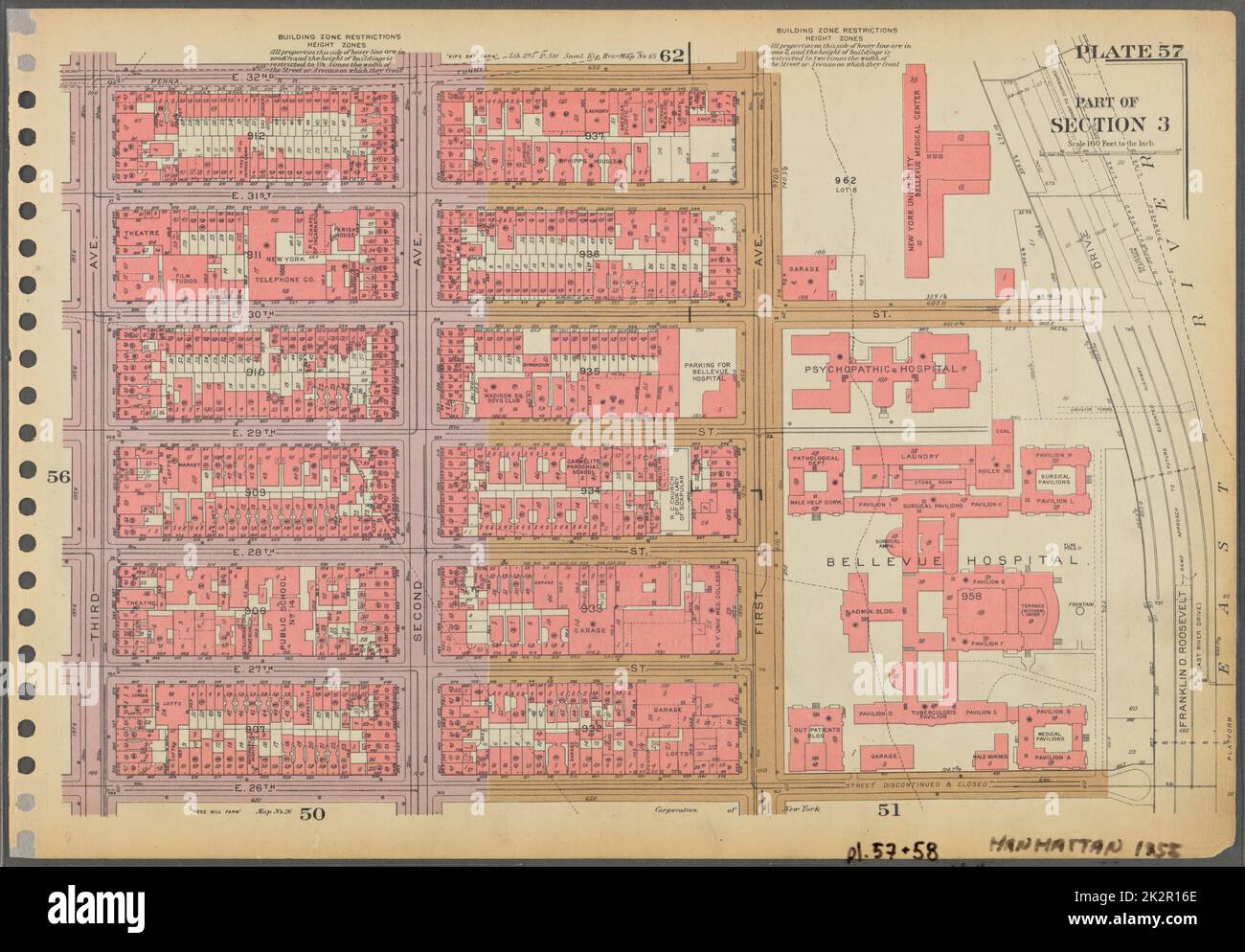 Cartographic, Maps. 1955 - 1956. Lionel Pincus and Princess Firyal Map ...