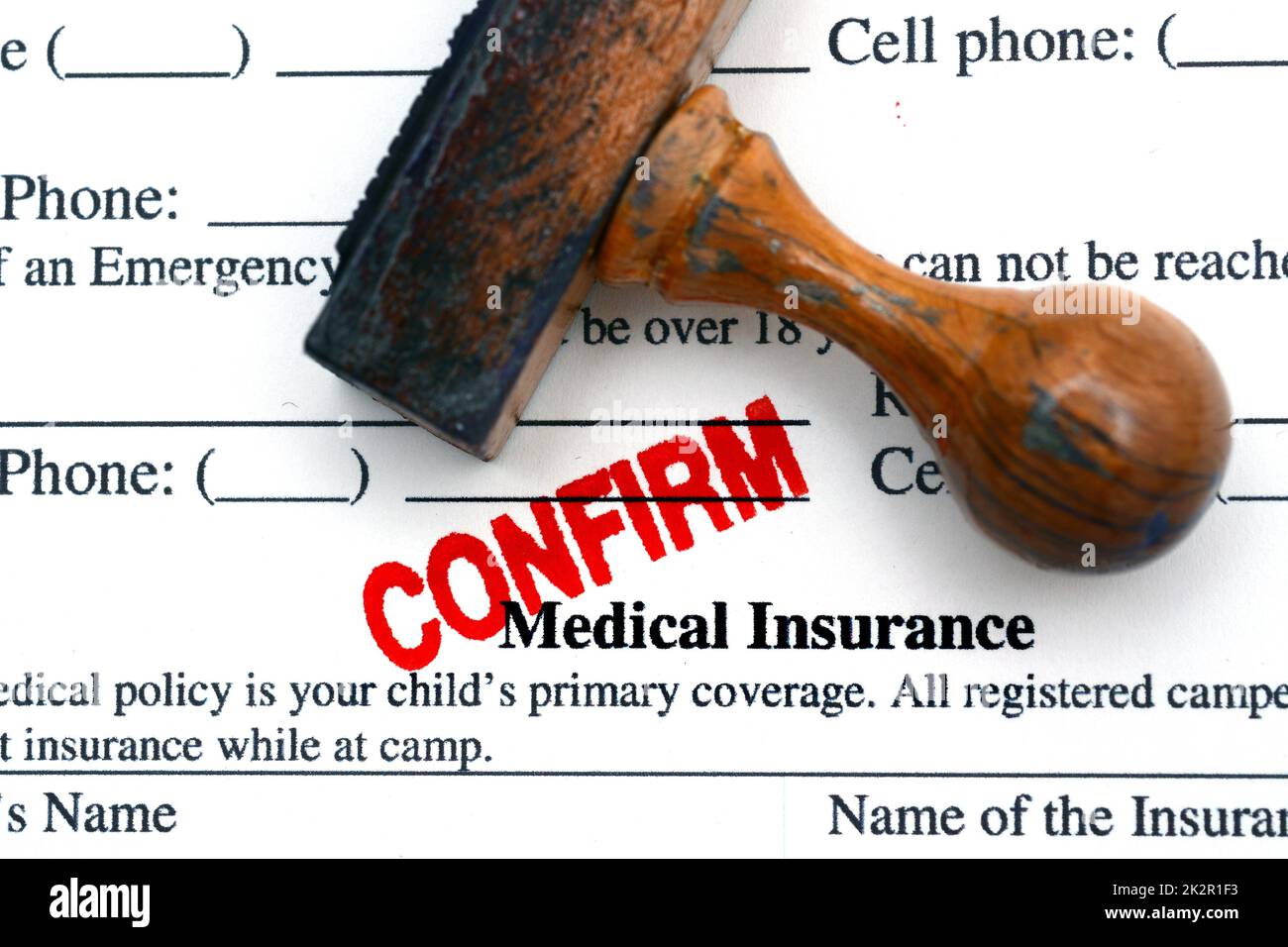 Insurance stamp hi-res stock photography and images - Alamy