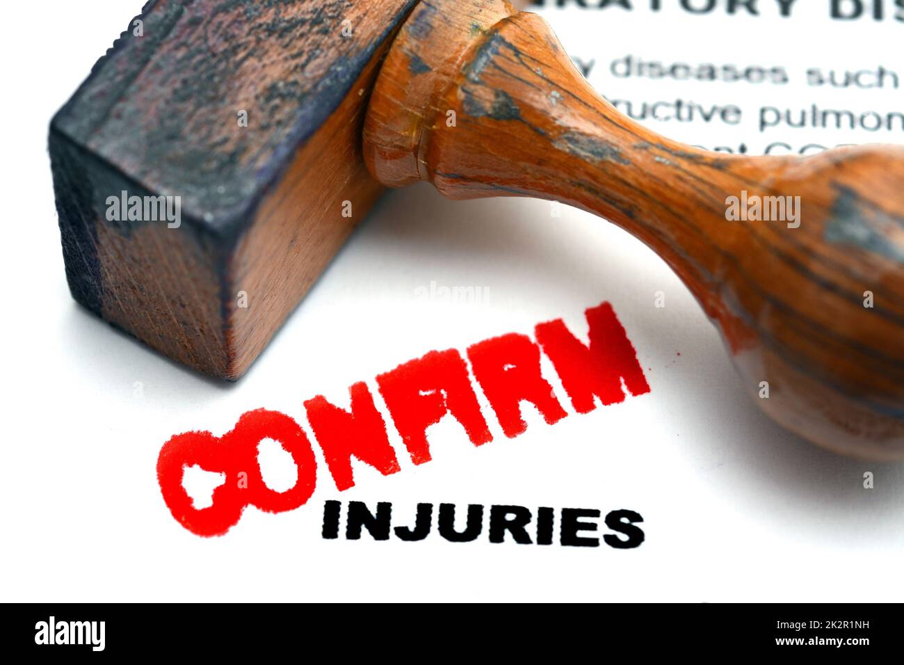 His injuries hi-res stock photography and images - Alamy