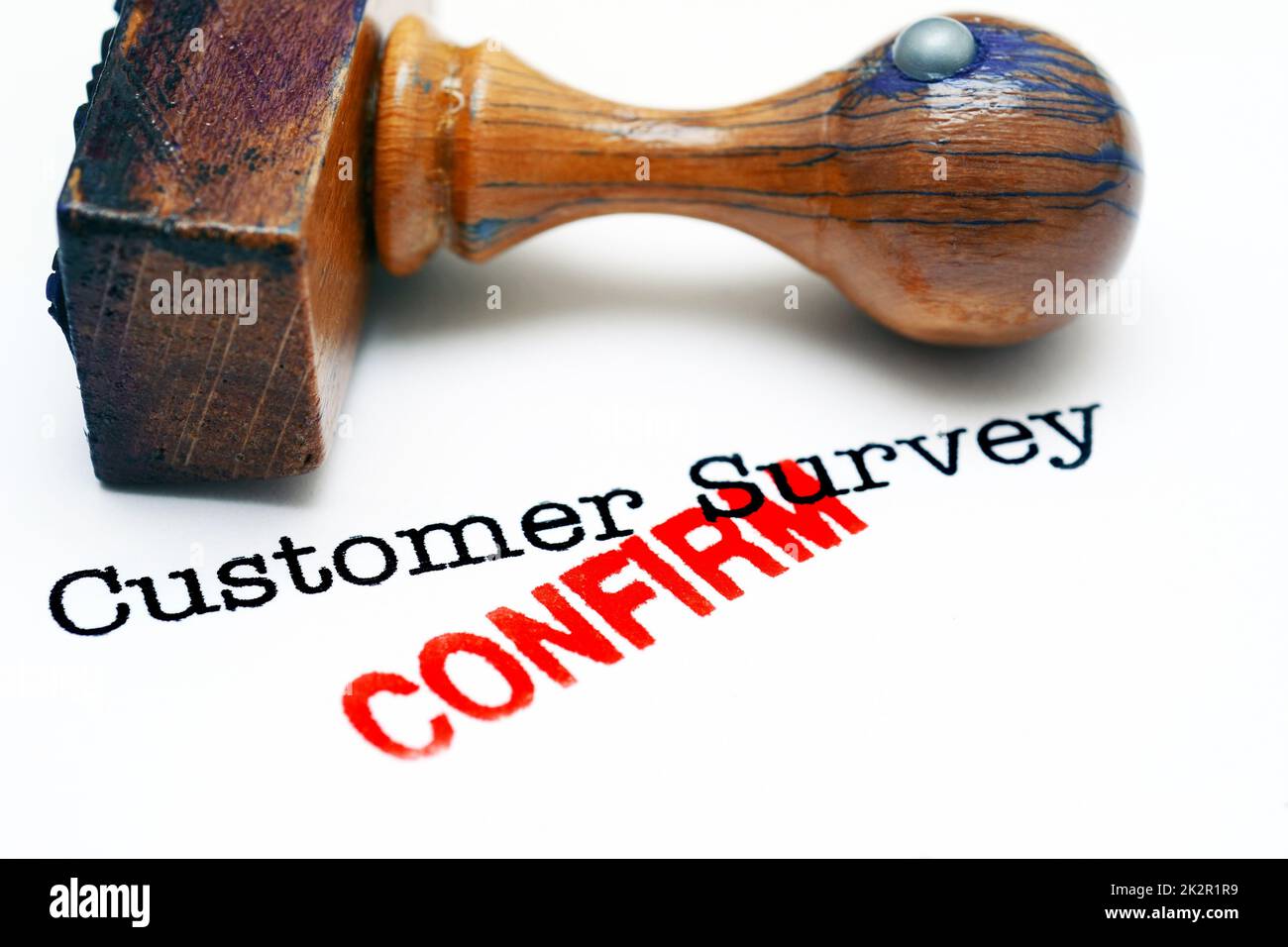 Customer survey confirm Stock Photo - Alamy