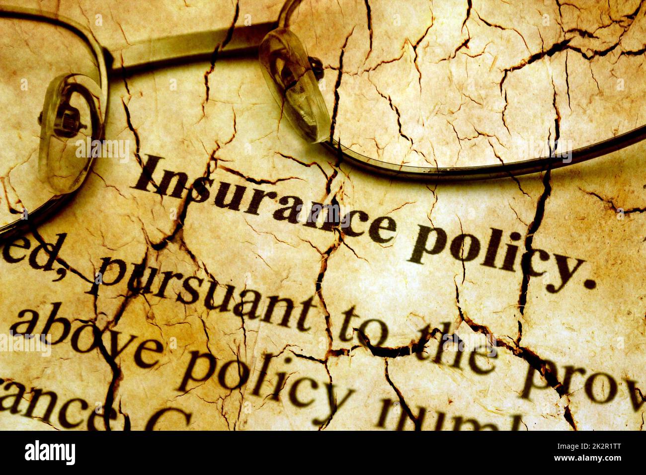 Insurance policy grunge concept Stock Photo - Alamy