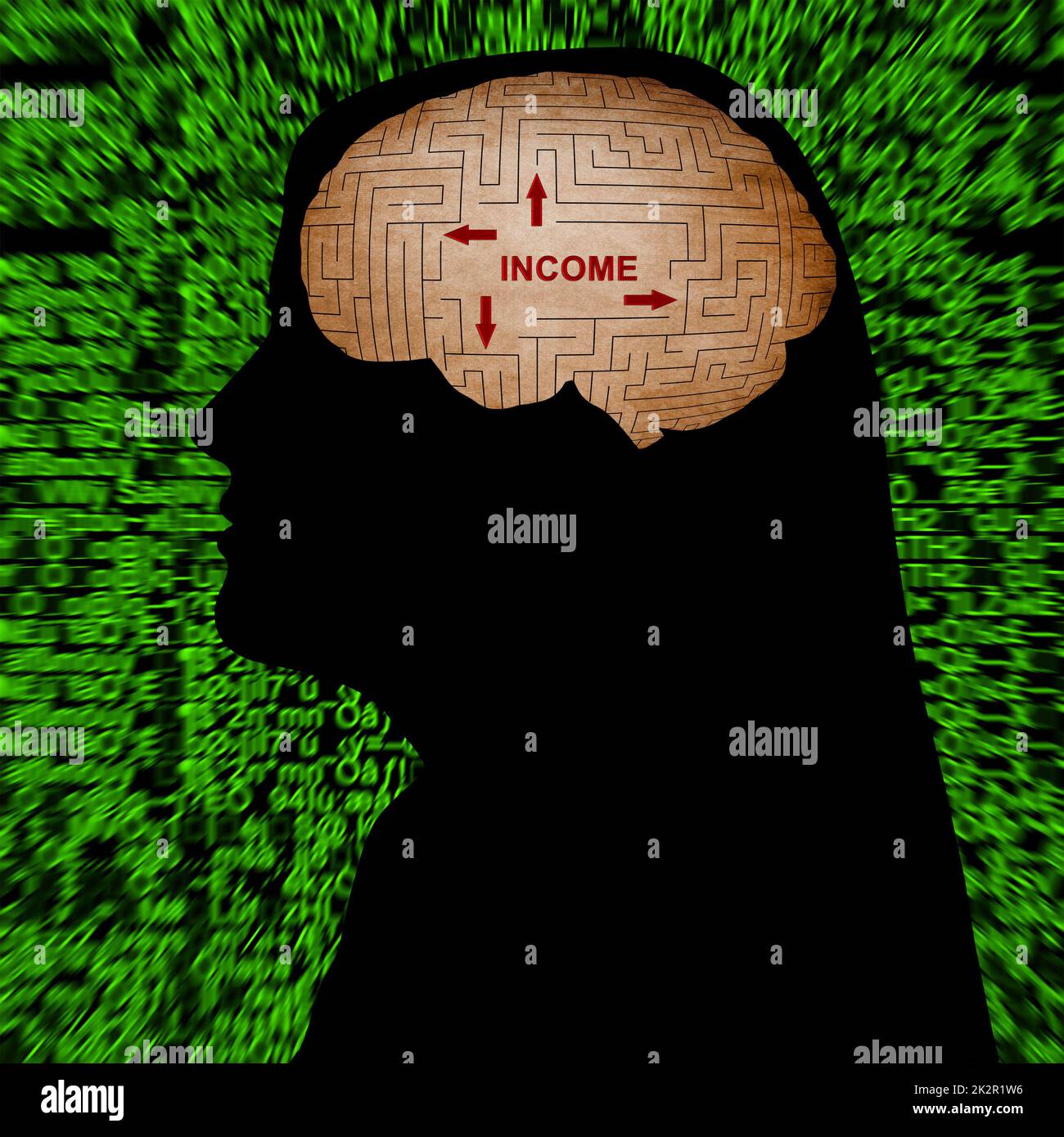 Income in mind Stock Photo - Alamy