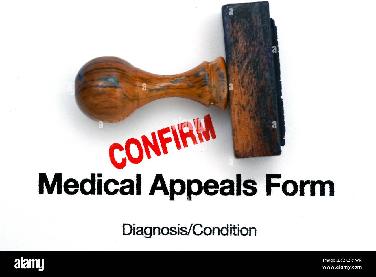 Medical appeal form Stock Photo - Alamy