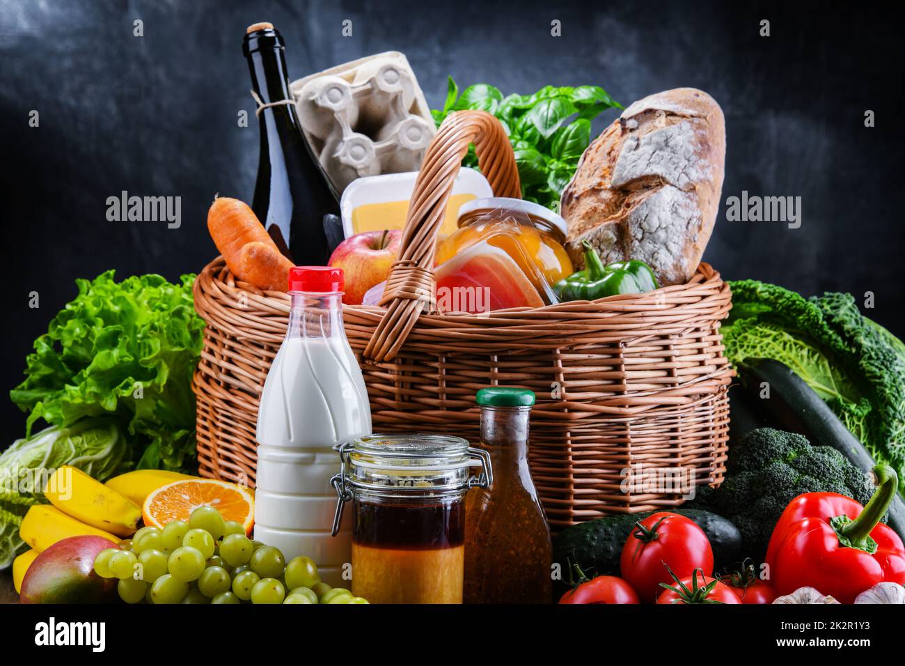 Shopping basket products hi-res stock photography and images - Alamy