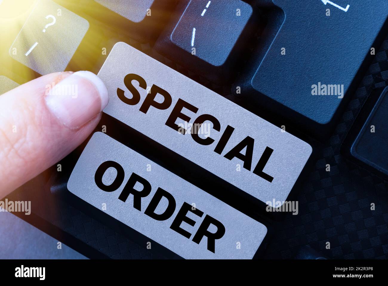 Conceptual display Special Order. Business overview Specific Item ...