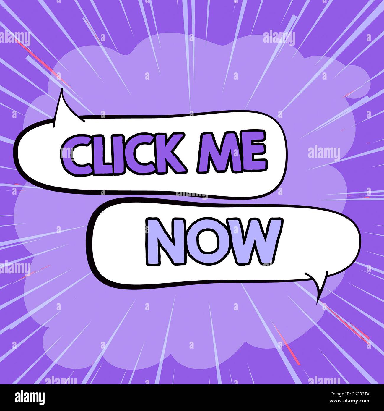 Text sign showing Click Me Now. Internet Concept Internet helping desk ...