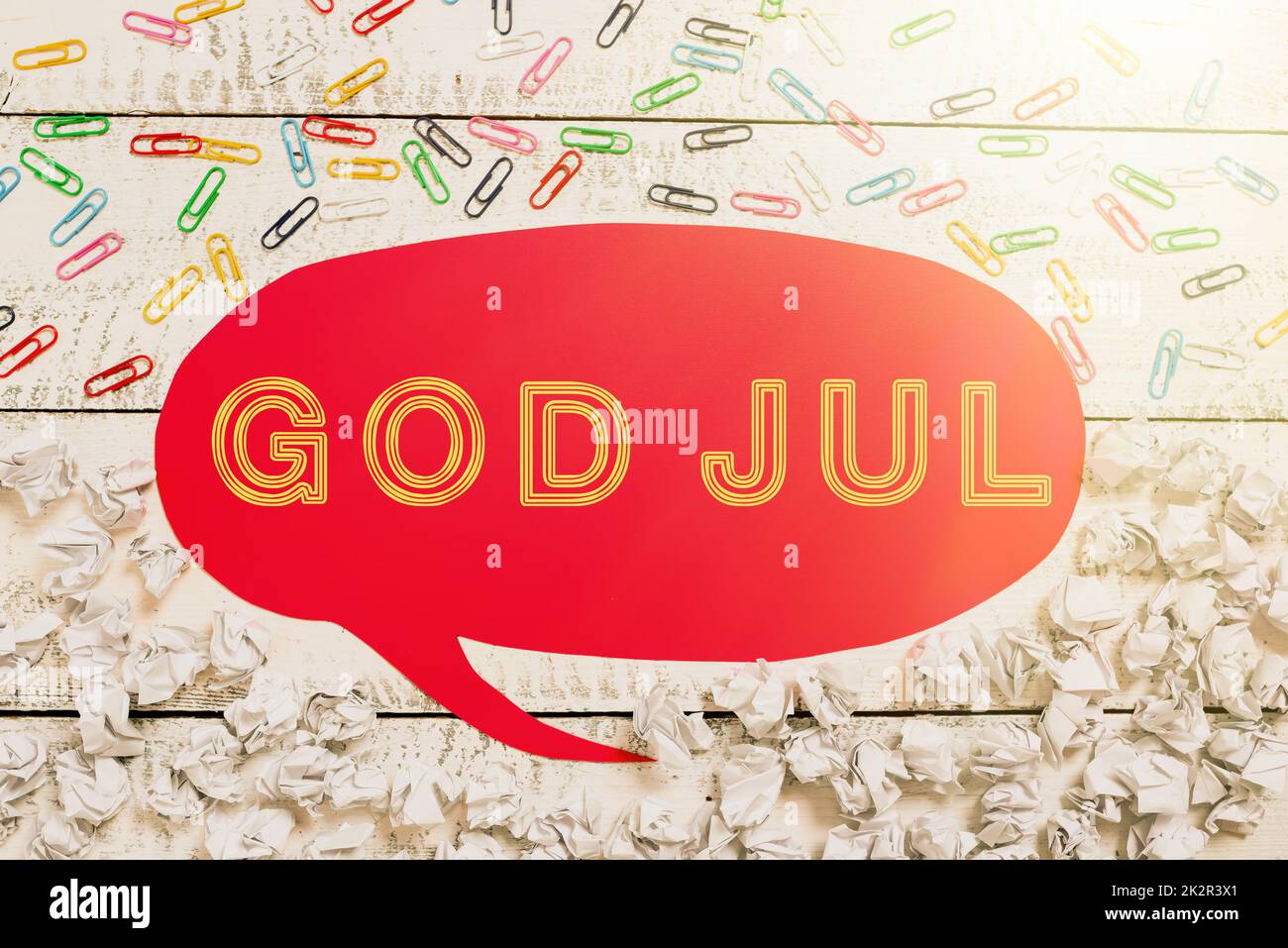 Hand writing sign God Jul. Internet Concept Merry Christmas Greeting ...