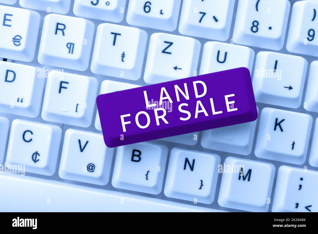Hand writing sign Land For Sale. Concept meaning Real Estate Lot ...