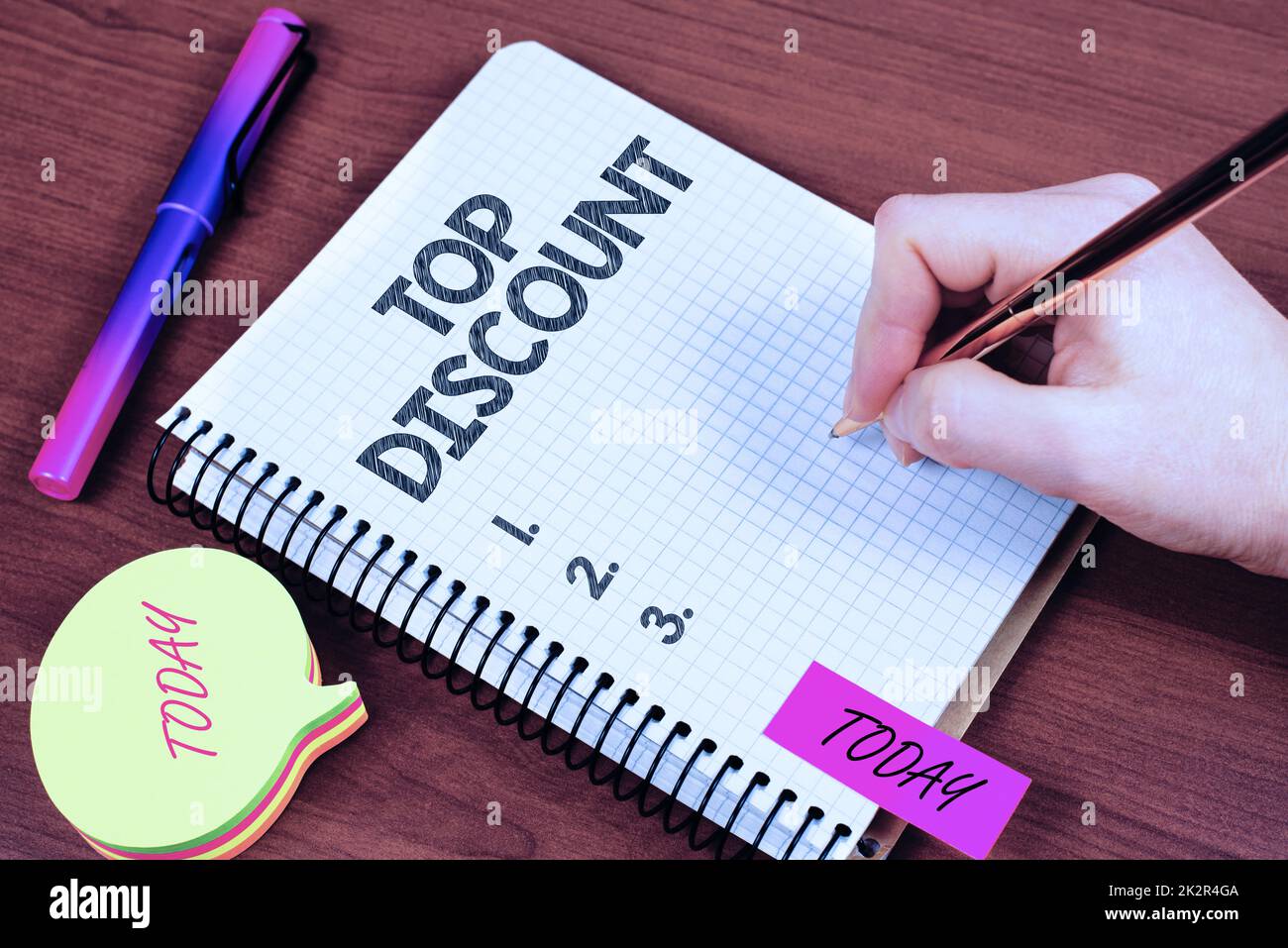 Text caption presenting Top Discount. Business idea Best Price ...