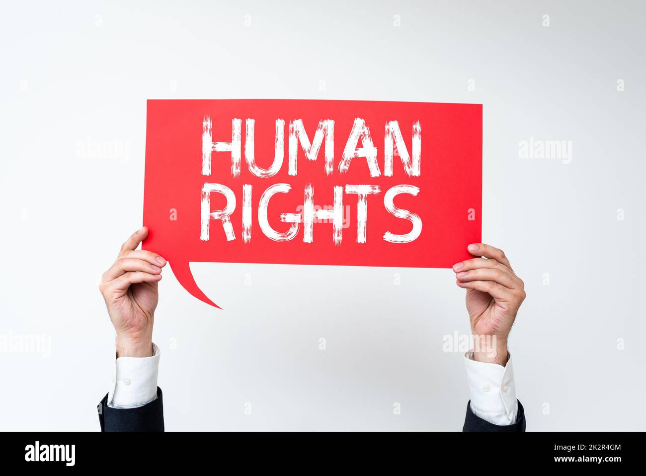 Conceptual caption Human Rights. Internet Concept Moral Principles ...