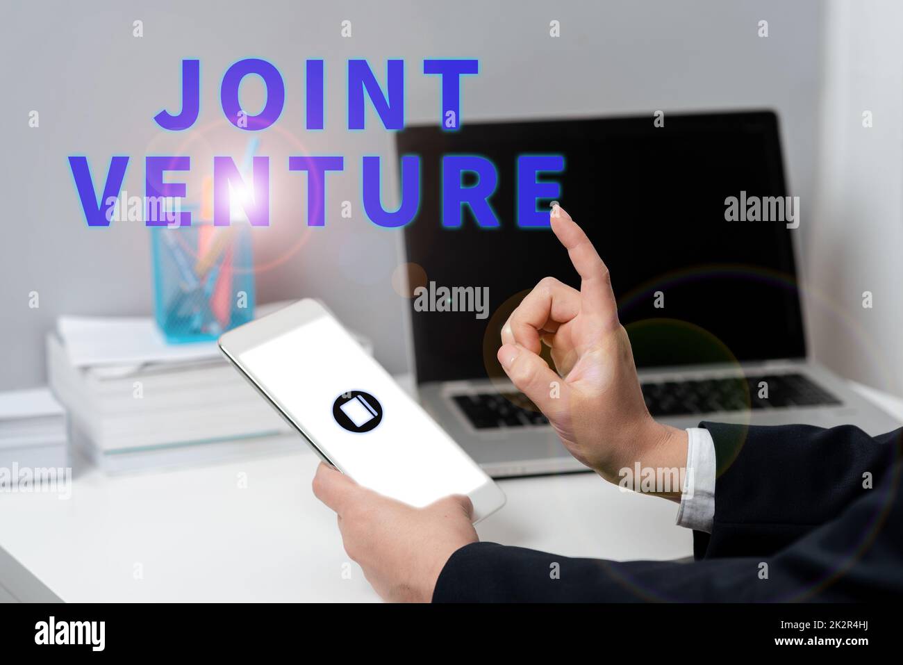 Conceptual display Joint Venture. Word Written on Collaboration ...