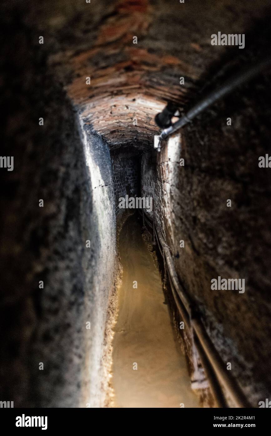 A Saalfeld Fairy Grottoes cave with minerals, amusement park in ...