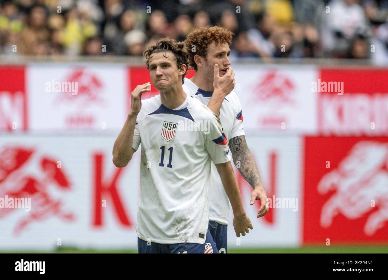 Duesseldorf, Germany. 23rd Sep, 2022. Soccer: Internationals, Japan ...