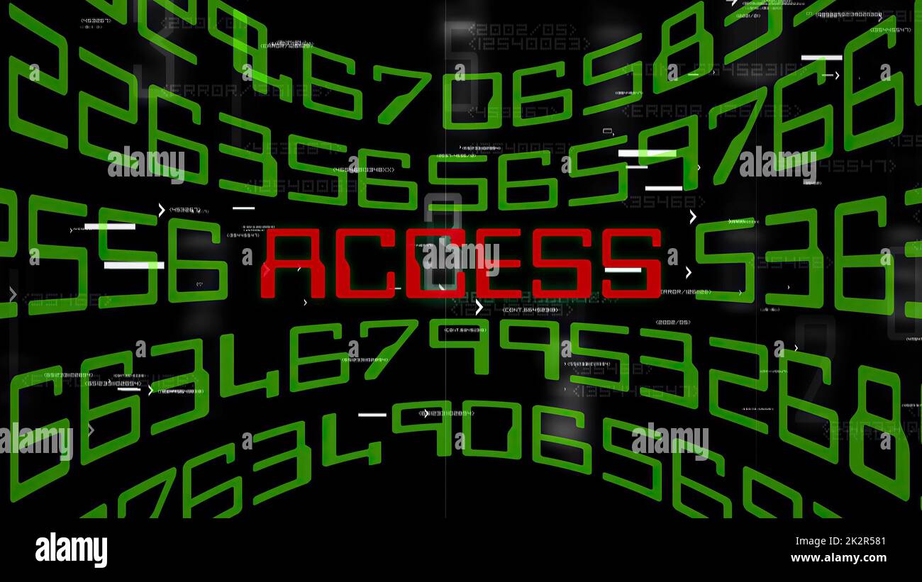 Code braking gets access data Stock Photo - Alamy