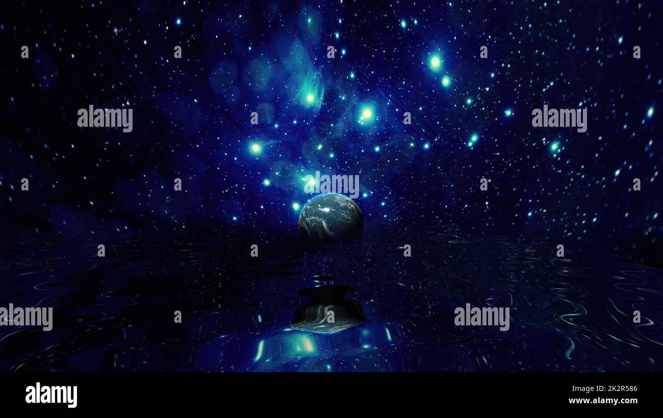 Wave ocean stars night hi-res stock photography and images - Alamy