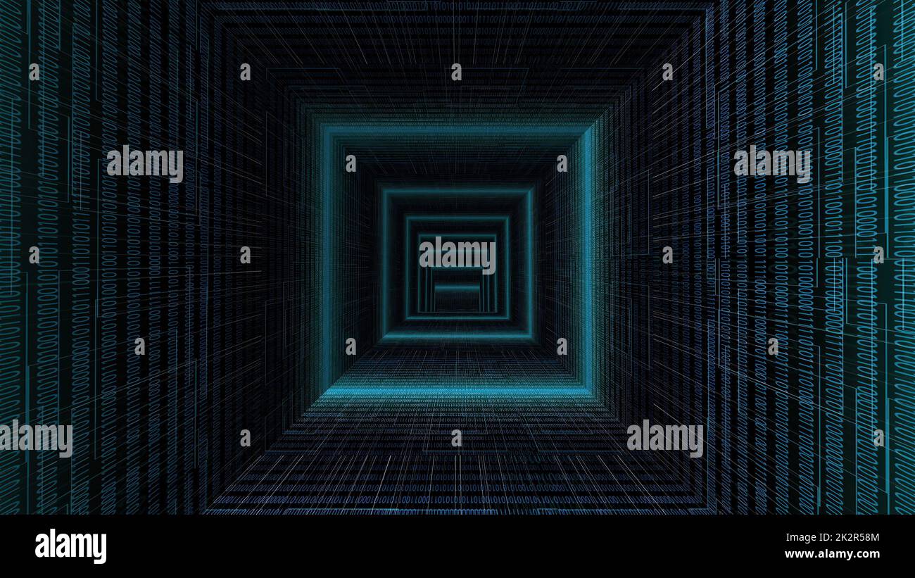 Power lines digital data animation hi-res stock photography and images ...