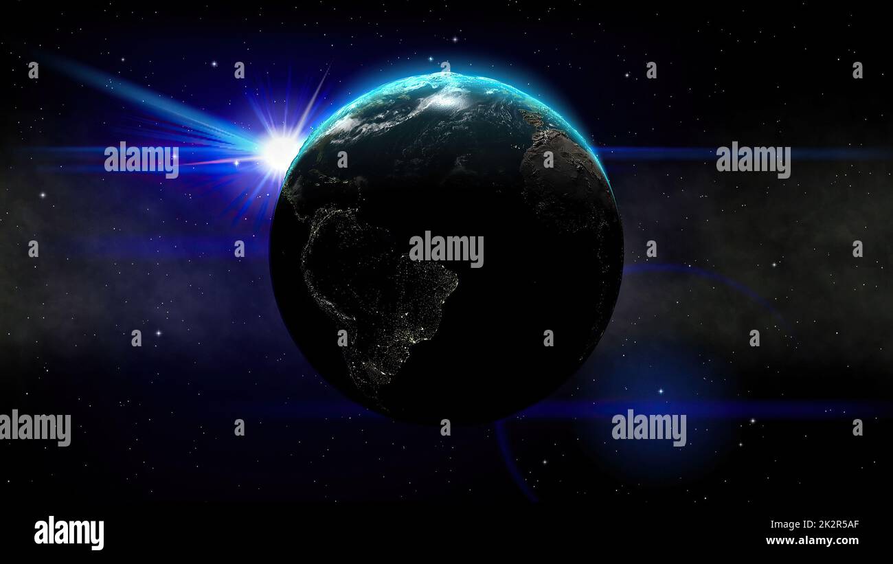 Planet earth against sky hi-res stock photography and images - Alamy