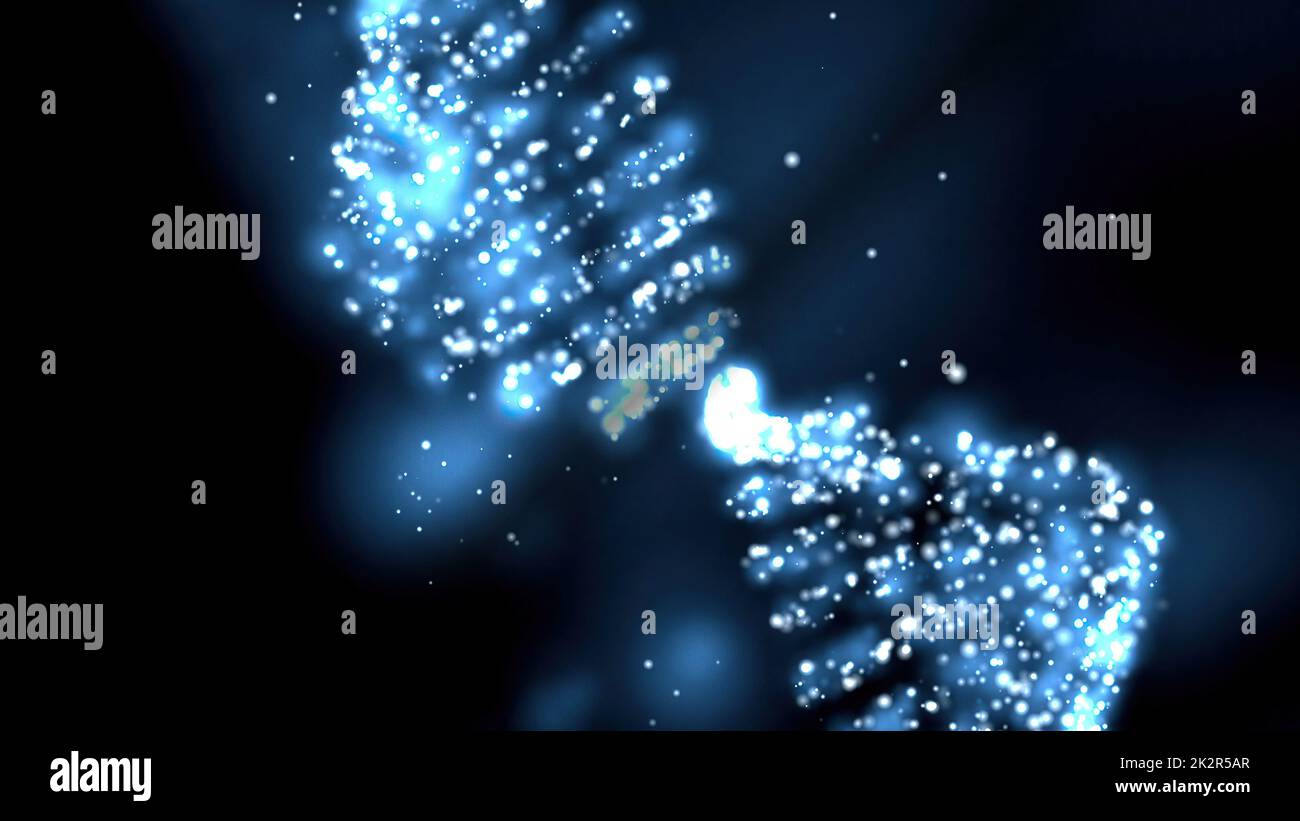 Dna Molecule Structure 3D illustration Stock Photo - Alamy