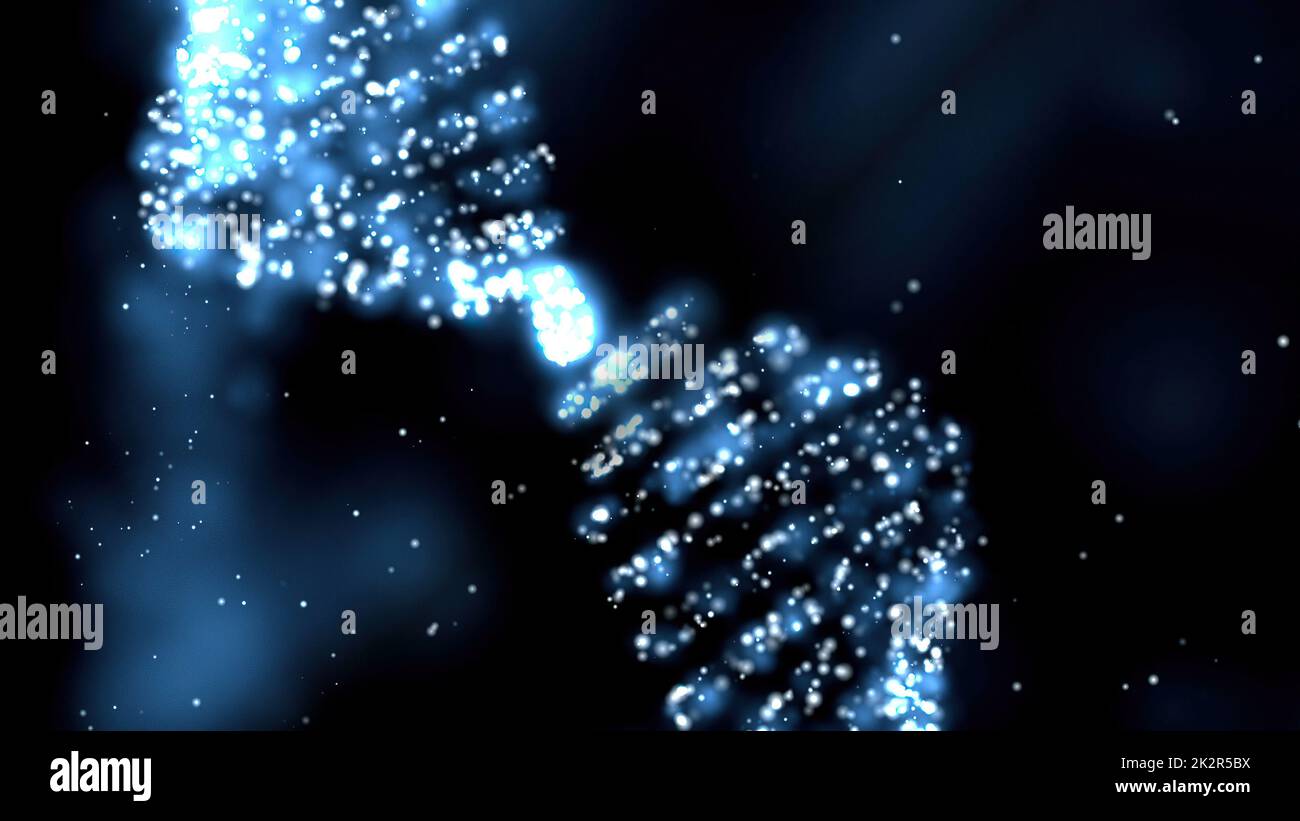 Dna Molecule Structure 3D illustration Stock Photo - Alamy