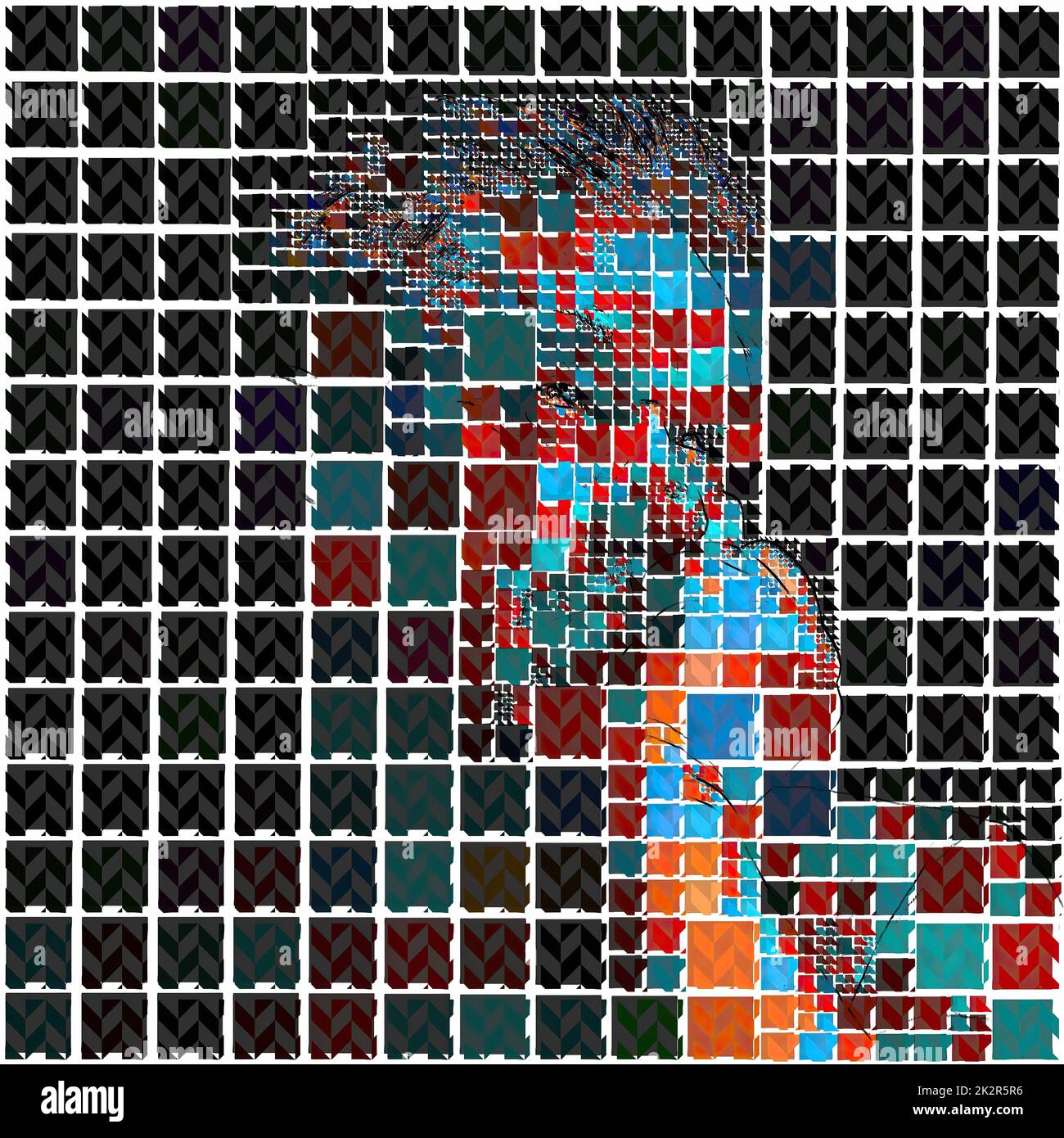 Abstract geometric shapes made Cut Out Stock Images & Pictures - Alamy