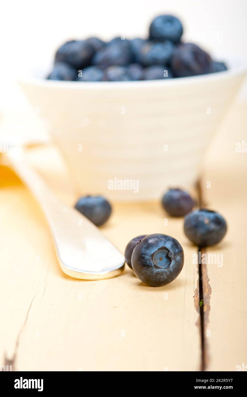 fresh blueberry bowl Stock Photo - Alamy