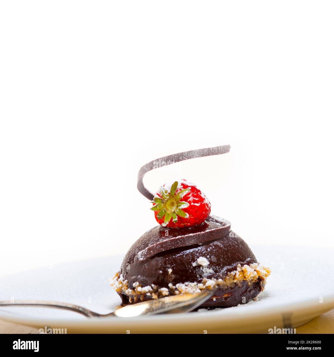 Mousse au chocolat white background hi-res stock photography and images ...