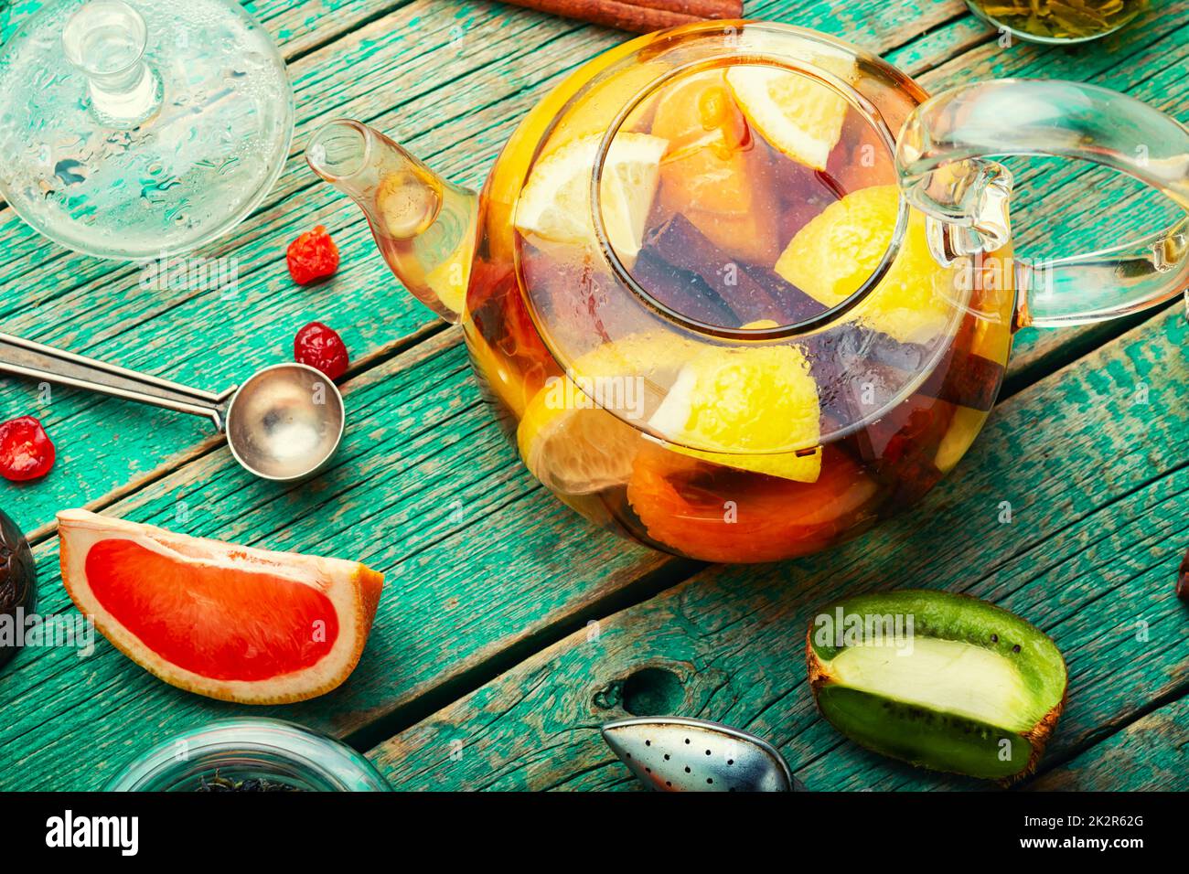 Fruit tea with citrus Stock Photo - Alamy