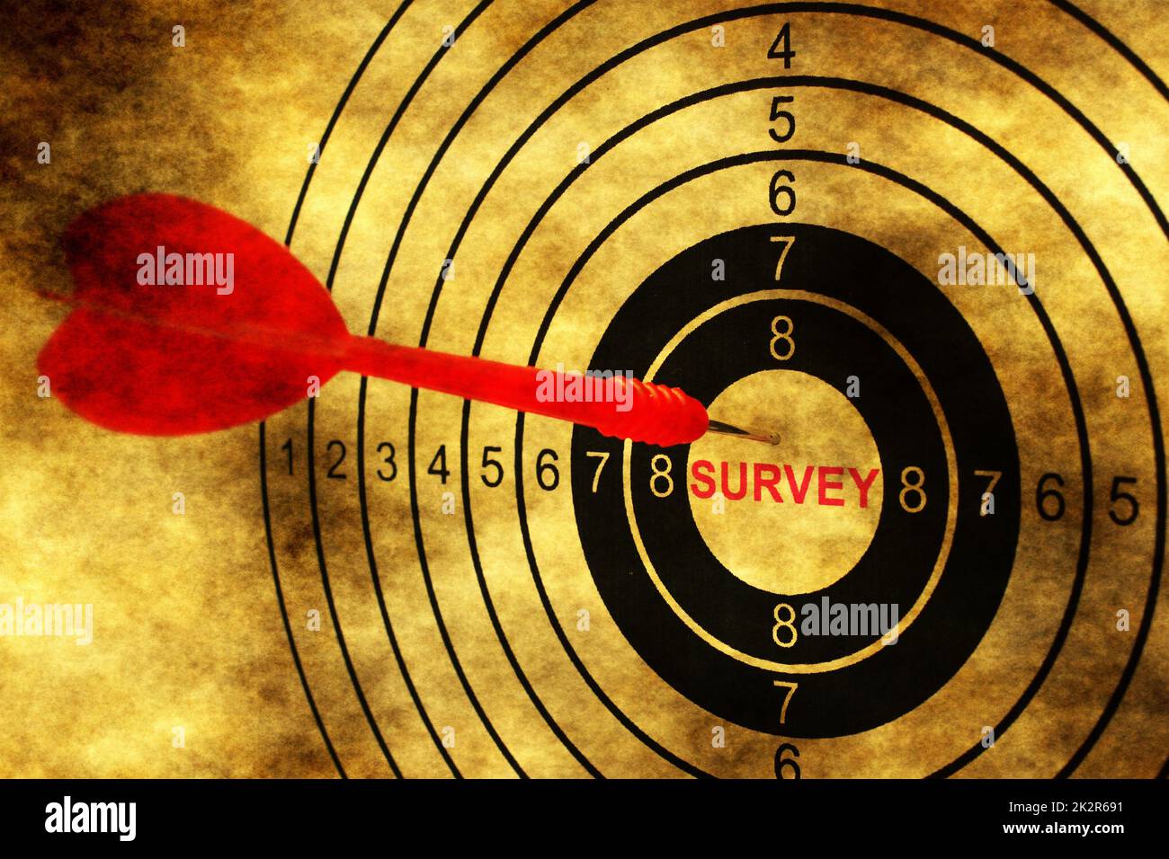 Survey target on grunge background Stock Photo - Alamy