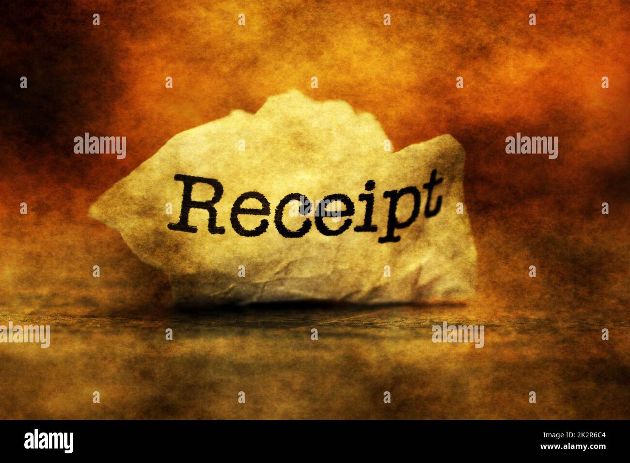 Receipt trash paper Stock Photo - Alamy