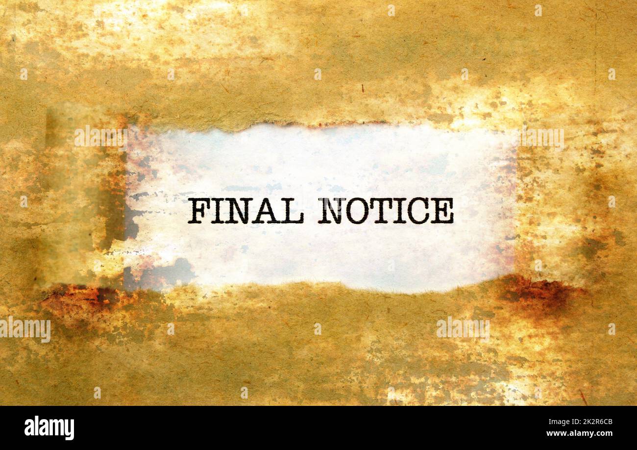 Notice on wall hi-res stock photography and images - Alamy