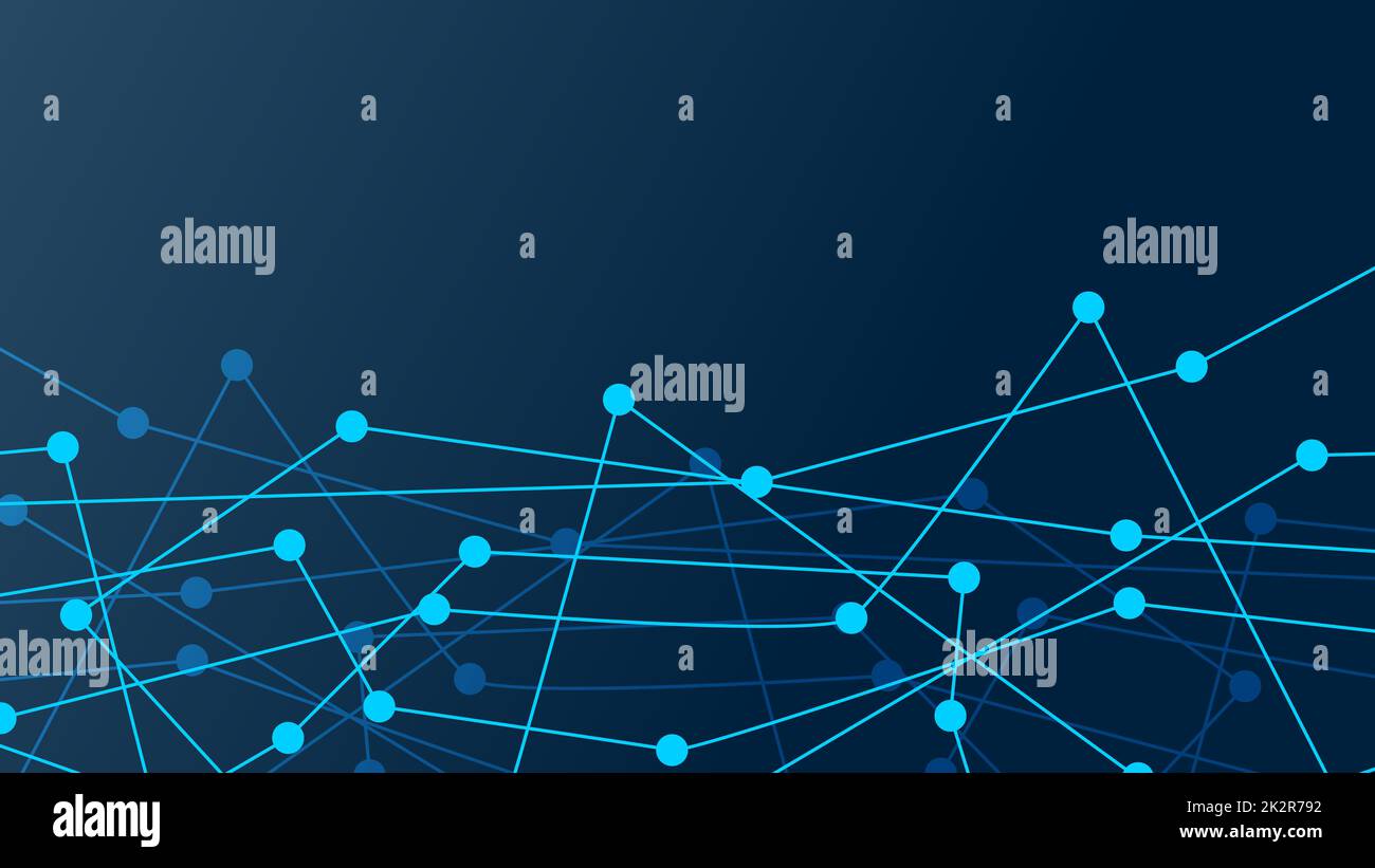 Abstract connection dots. Digital illustration backdrop. Network Stock ...