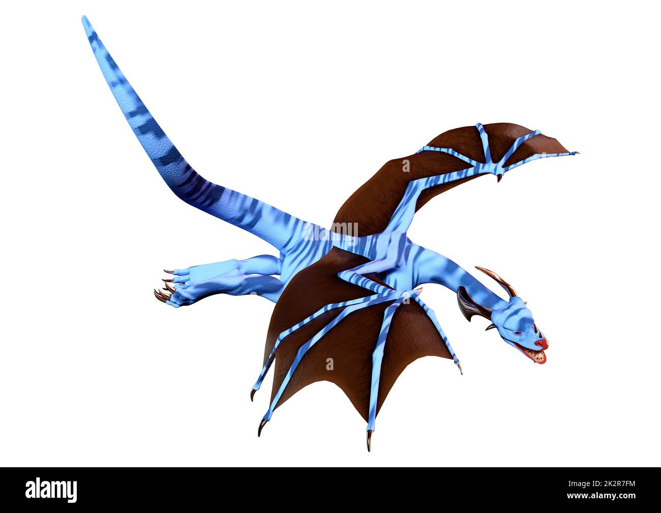 3D Rendering Fairy Tale Dragon on White Stock Photo - Alamy