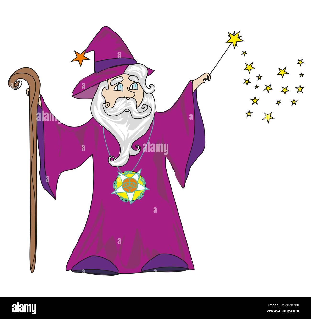 Wizard wand hi-res stock photography and images - Alamy