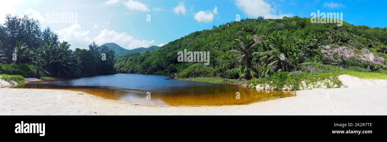 Seychelles, Mahe - Police Bay Stock Photo - Alamy